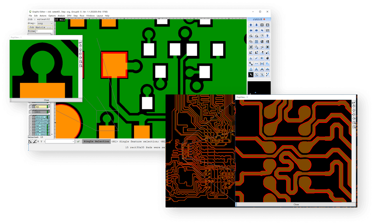 ezCAM - PCB CAM system & design editor | eastek